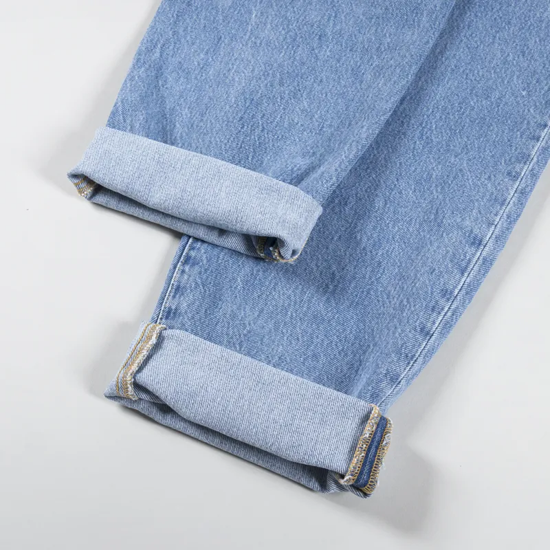 Edwin Mens Cosmos Pant Trouser Jeans Blue Heavy Bleach Washed