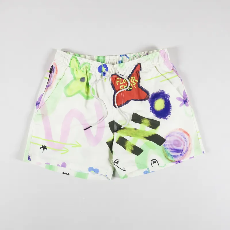 Oas Mens Patterned Flower Shop Swim Shorts Multi