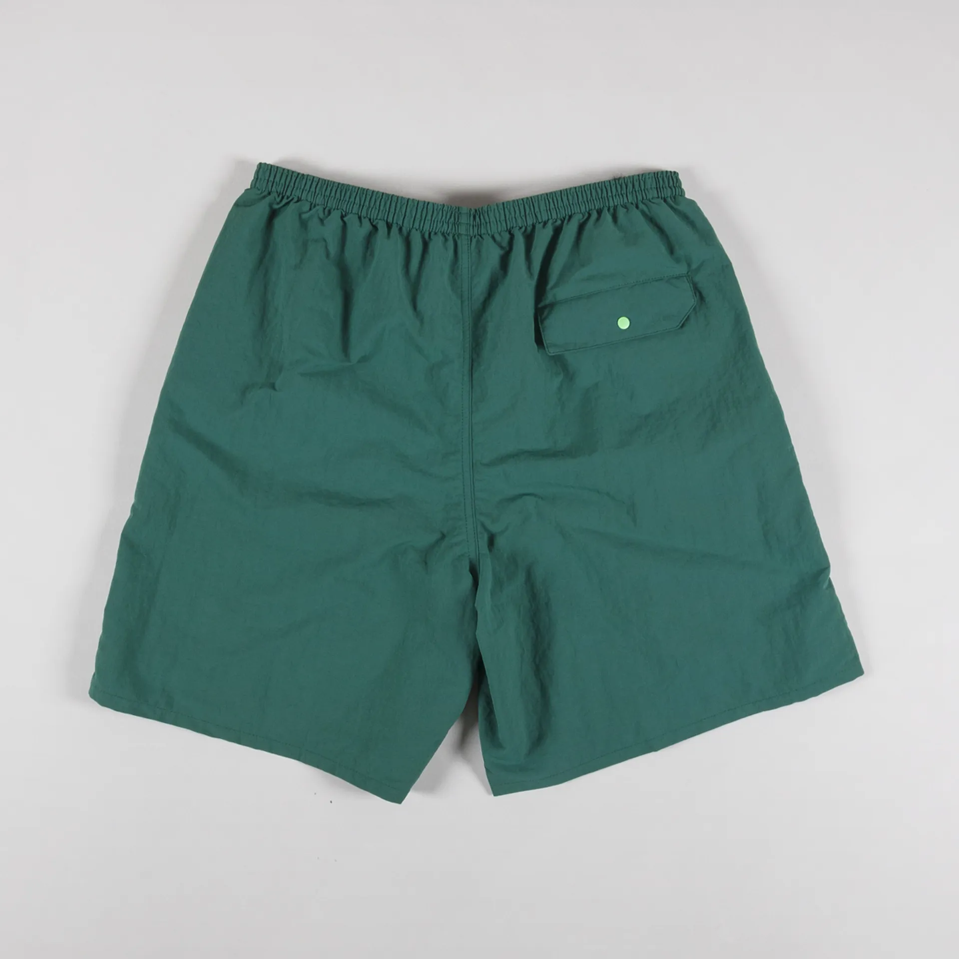 Patagonia Mens Recycled Baggies Longs 7 Inch Shorts Conifer Green
