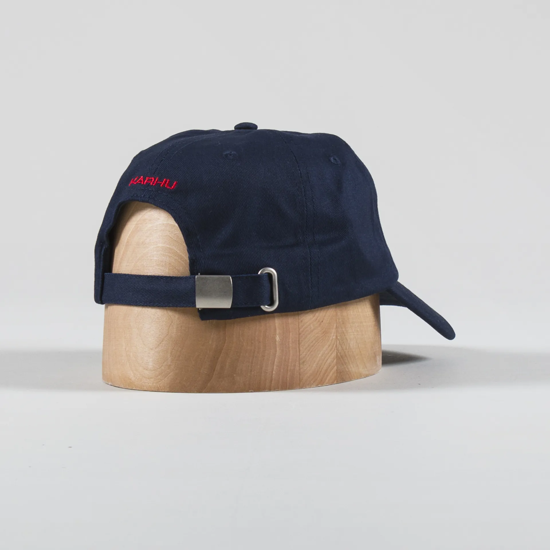 Karhu Mens Classic Logo Cap Hat Sky Blue Fiery Red