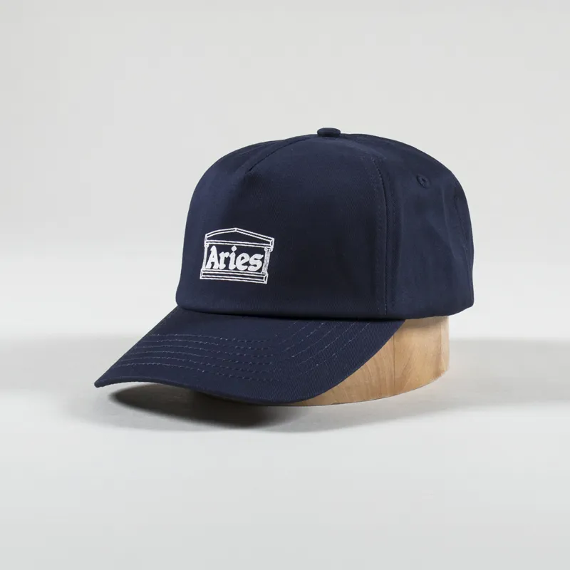 Aries Mens Womens Temple Cap Hat Navy Blue