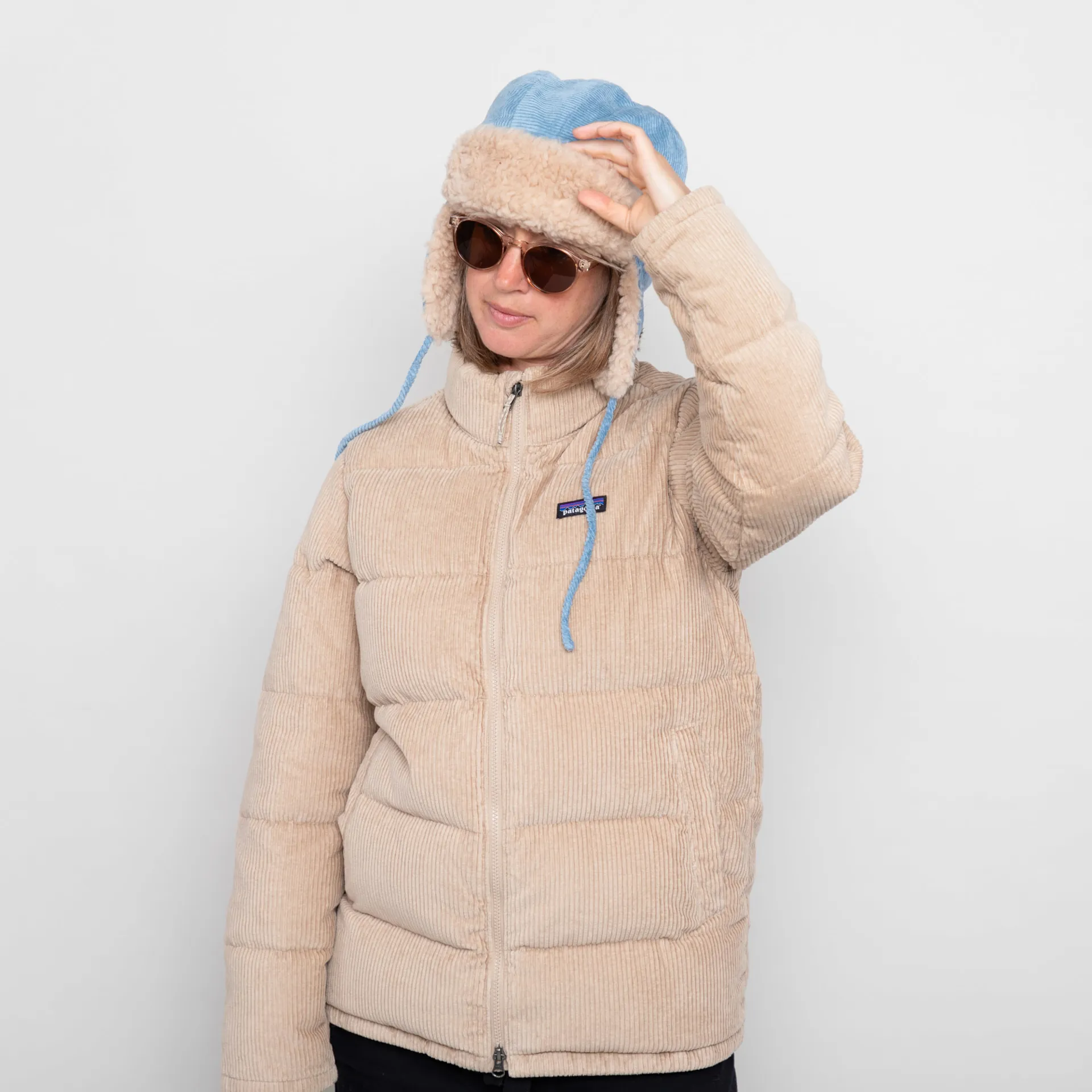 Sideline Womens Hester Hat Blue Corduroy