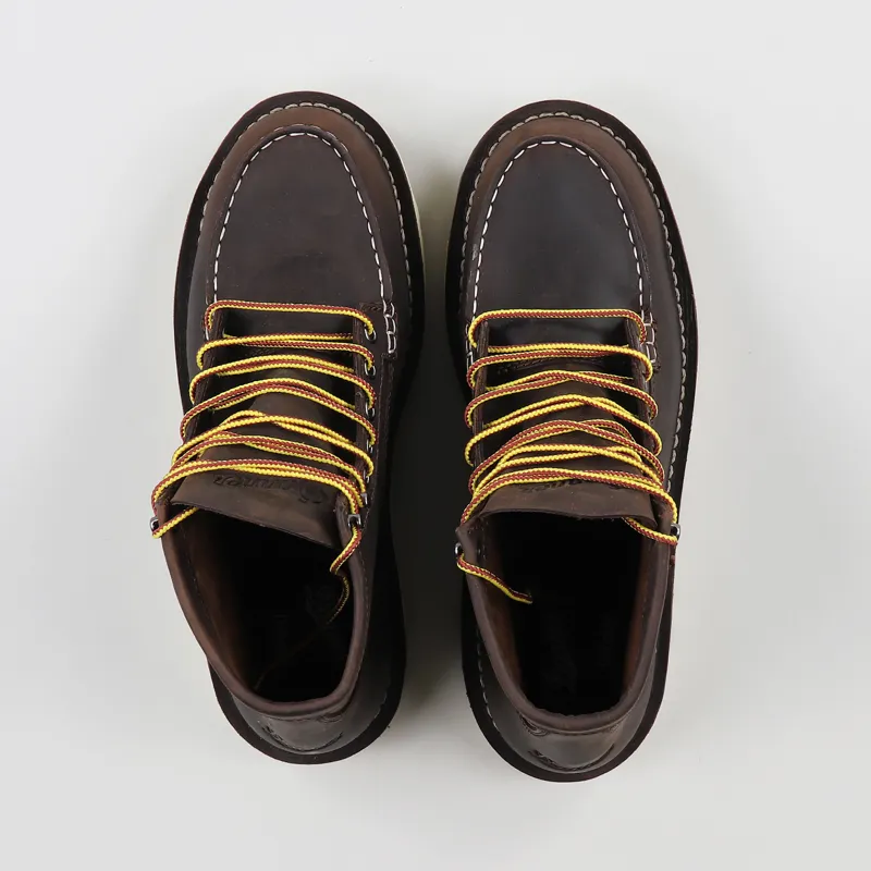 Danner USA Bull Run Moc Toe 6 Inch Leather Work Boots Brown