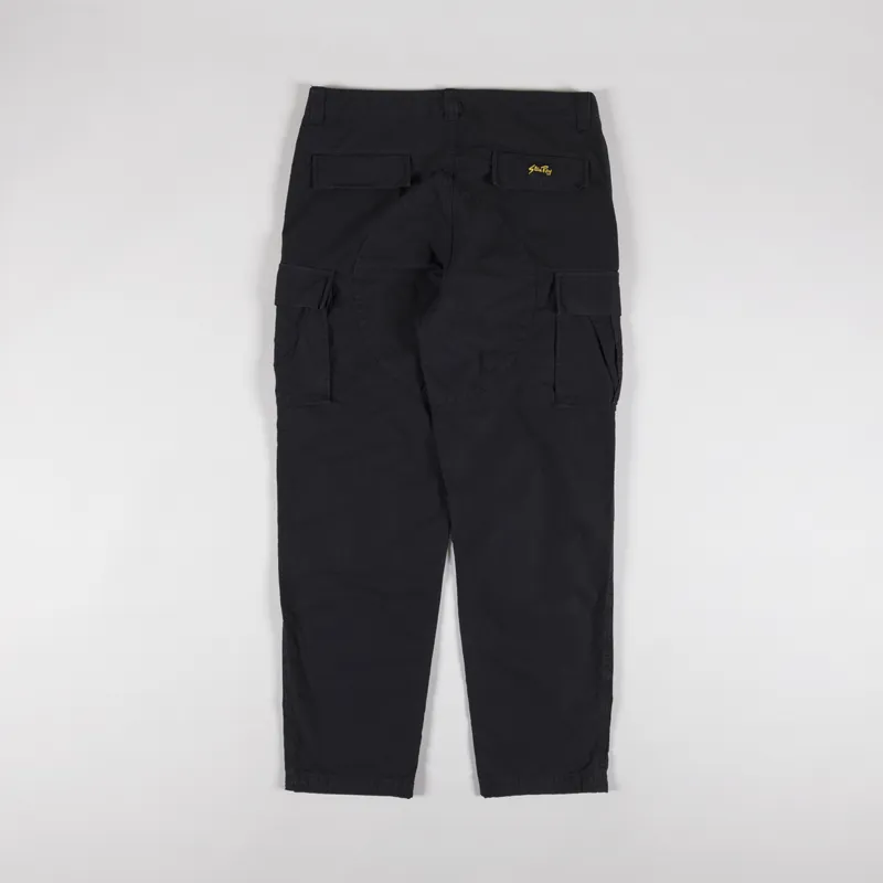 Stan Ray Mens Cargo Pant Trouser Black Cotton Ripstop