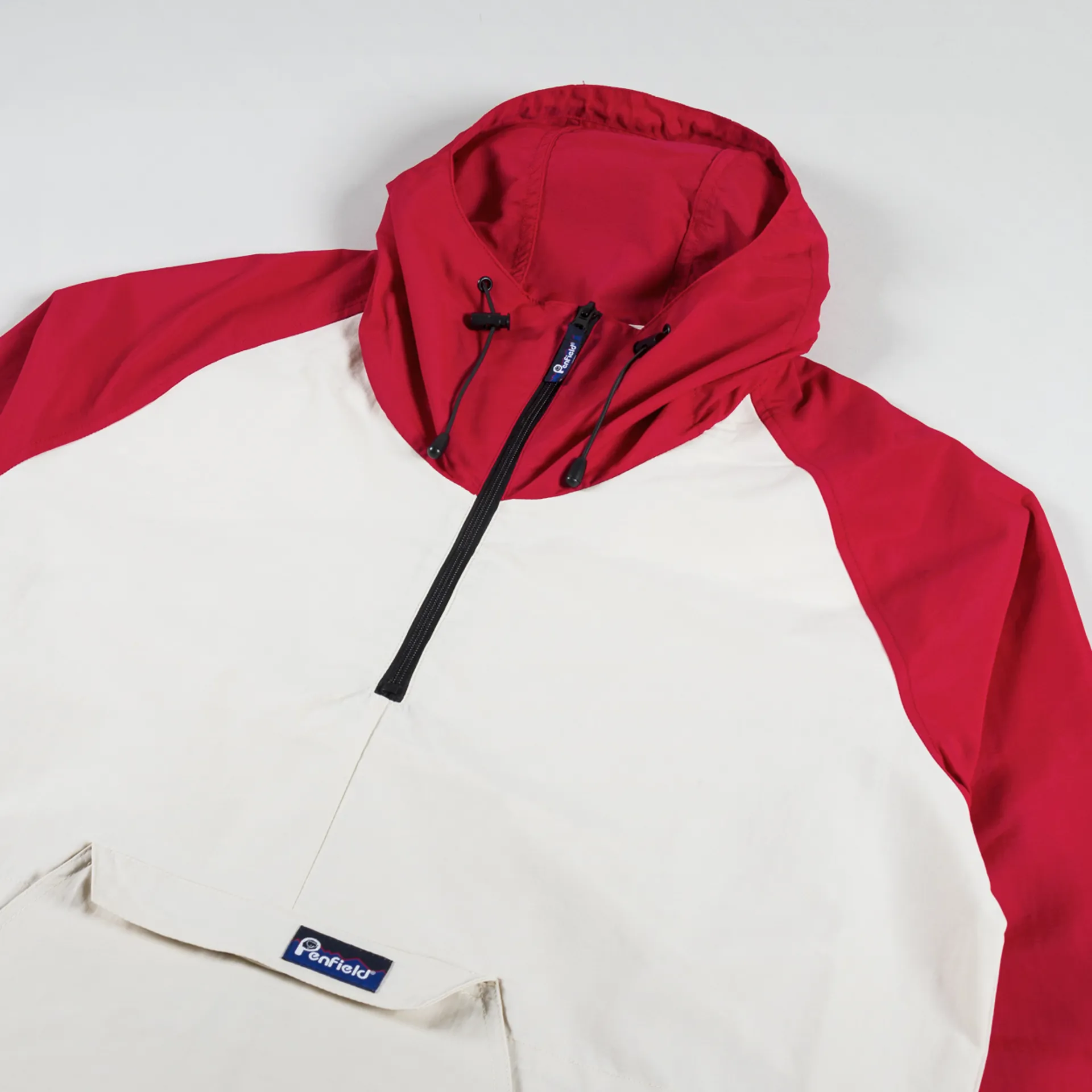 Penfield Mens Pac Jac Water-Repellent Windbreaker Jacket True Red