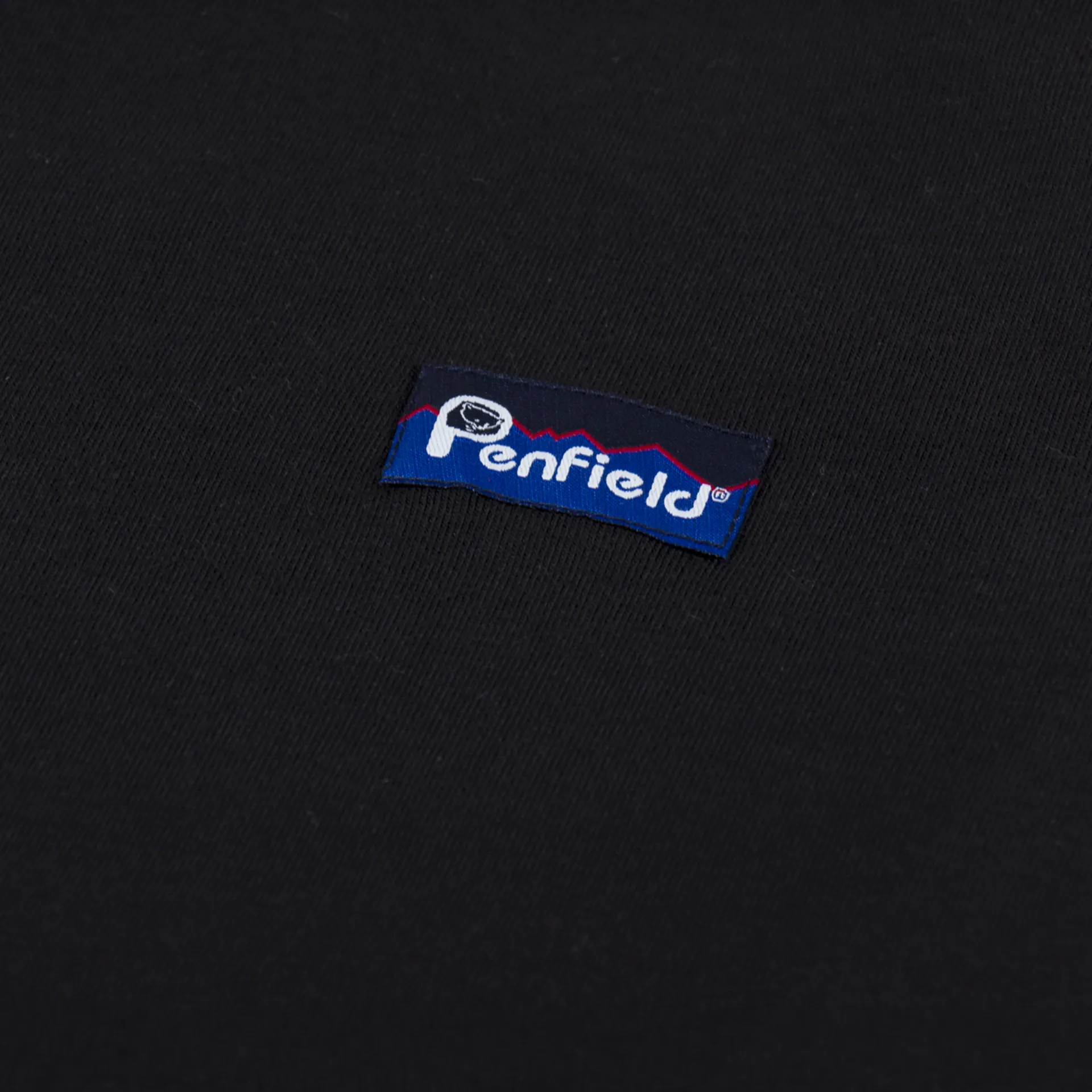 Penfield Mens Original Logo Badge T Shirt Tee Black
