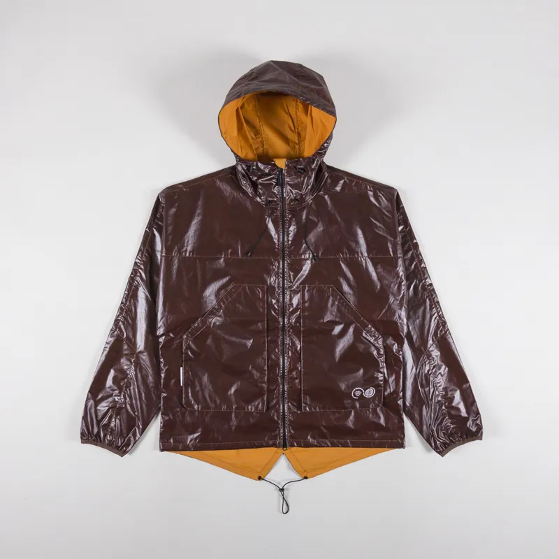 Purple Mountain Observatory Heat Reactive Fishtail Jacket Brown