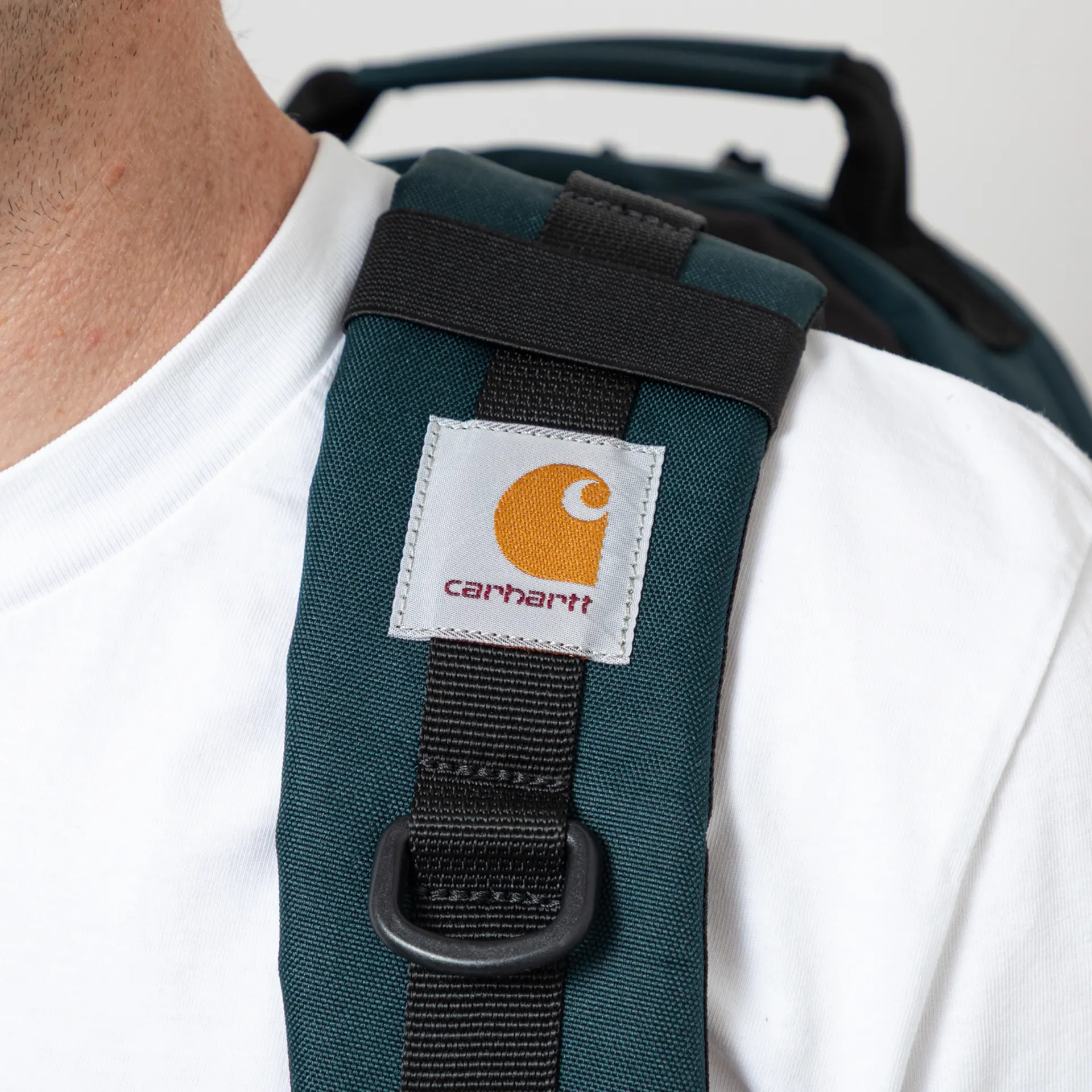 Carhartt WIP Mens Kickflip Backpack Rucksack Green Deep Lagoon
