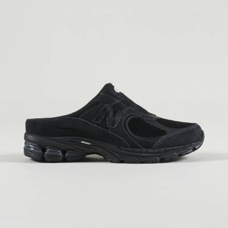 New Balance Mens Lifestyle Running 2002RM Mule Shoes Black
