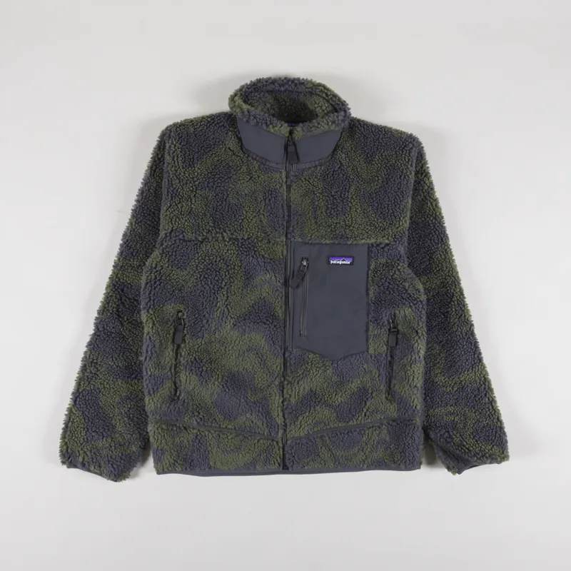 Patagonia Mens Classic Retro-X Fleece Jacket Currents Forge Grey