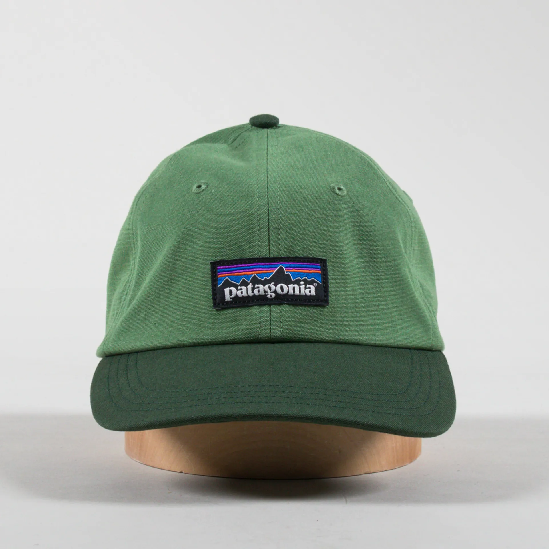 Patagonia Mens P-6 Label Trad Logo Cap Hat Terrain Green