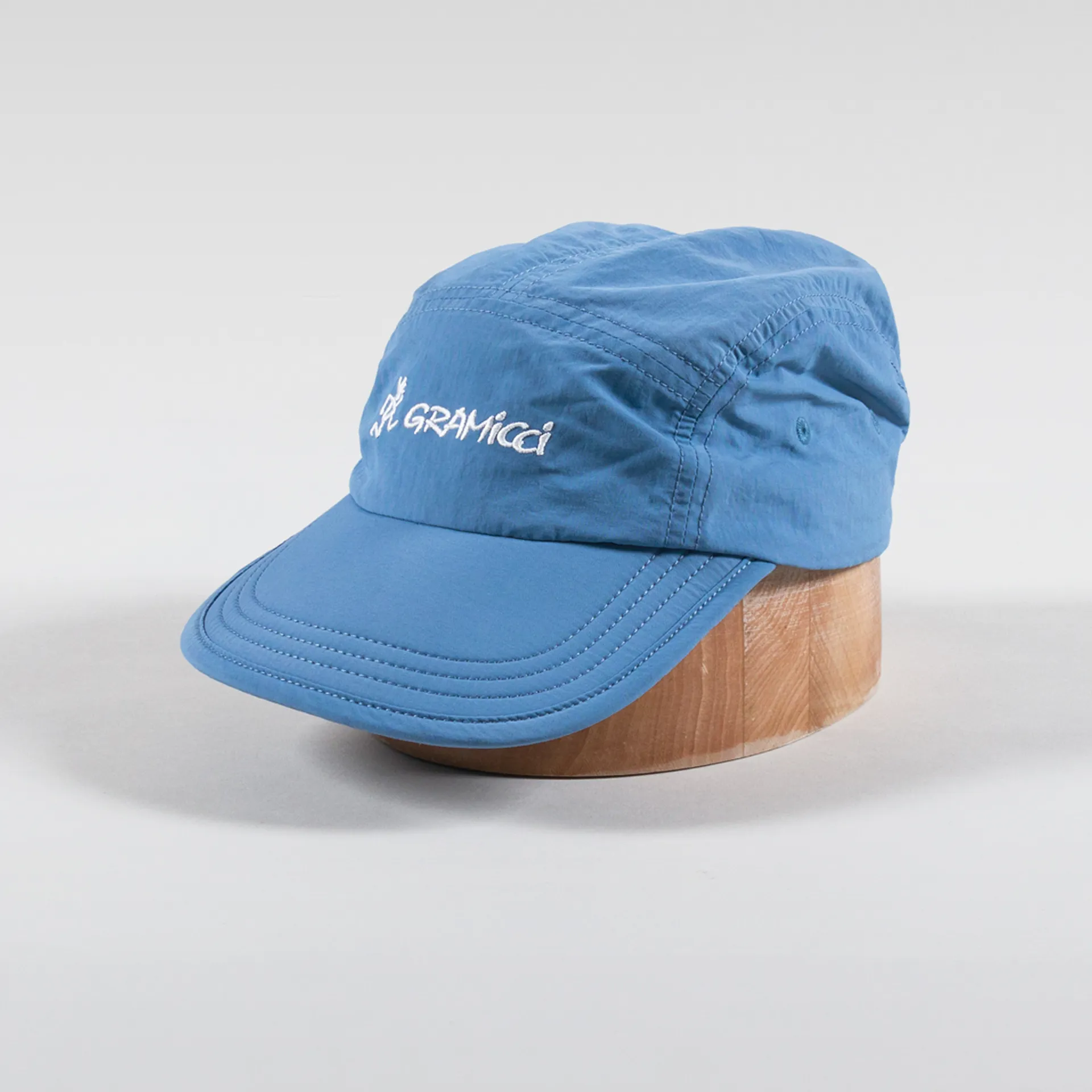 Gramicci Mens Lightweight Shell Jet Five Panel Cap Sax Blue