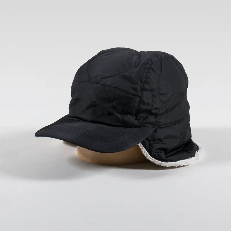 Taion Unisex Military Reversible Down Cap Hat Black Cream