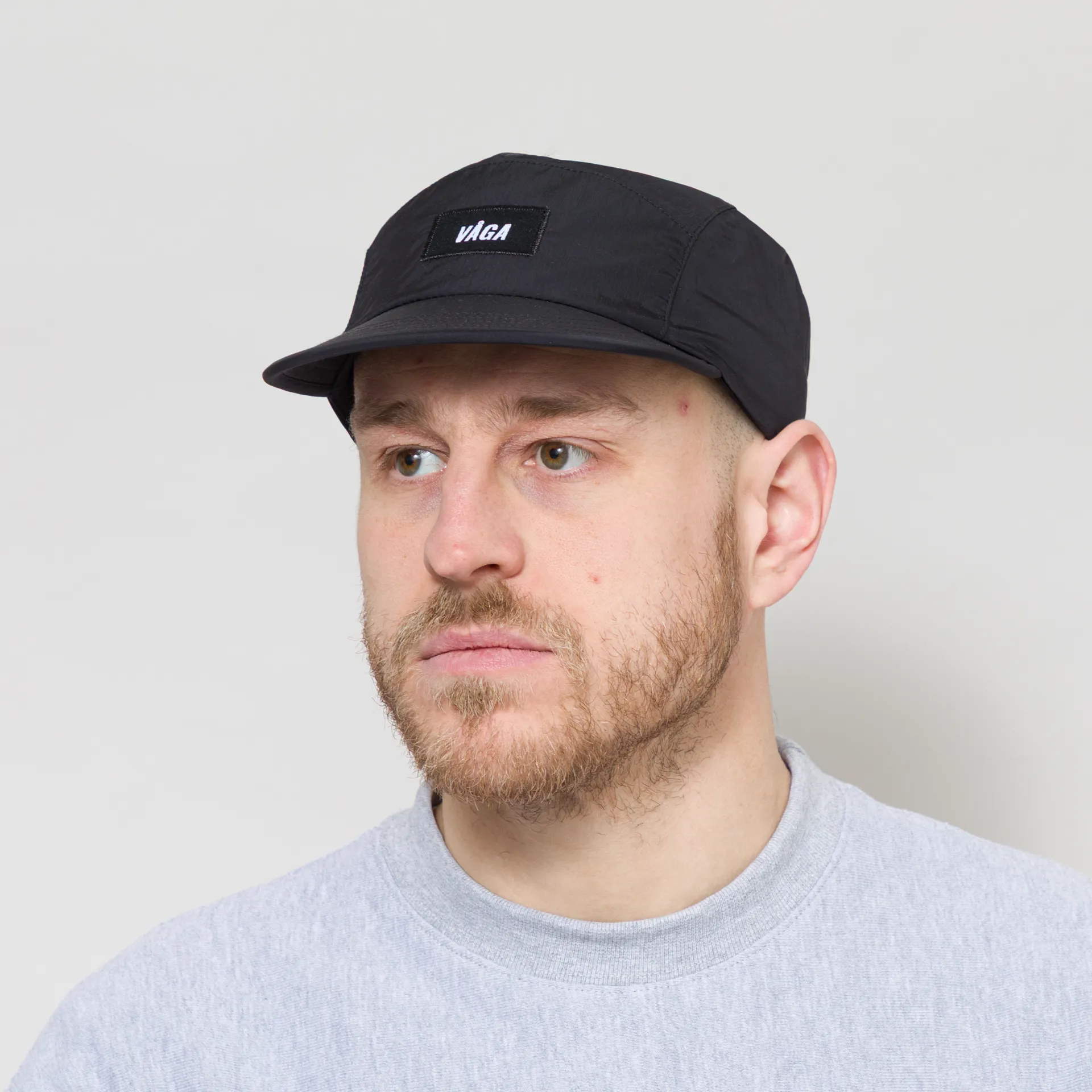 Vaga Mens Running Pacer Sports Cap Hat Storm Black