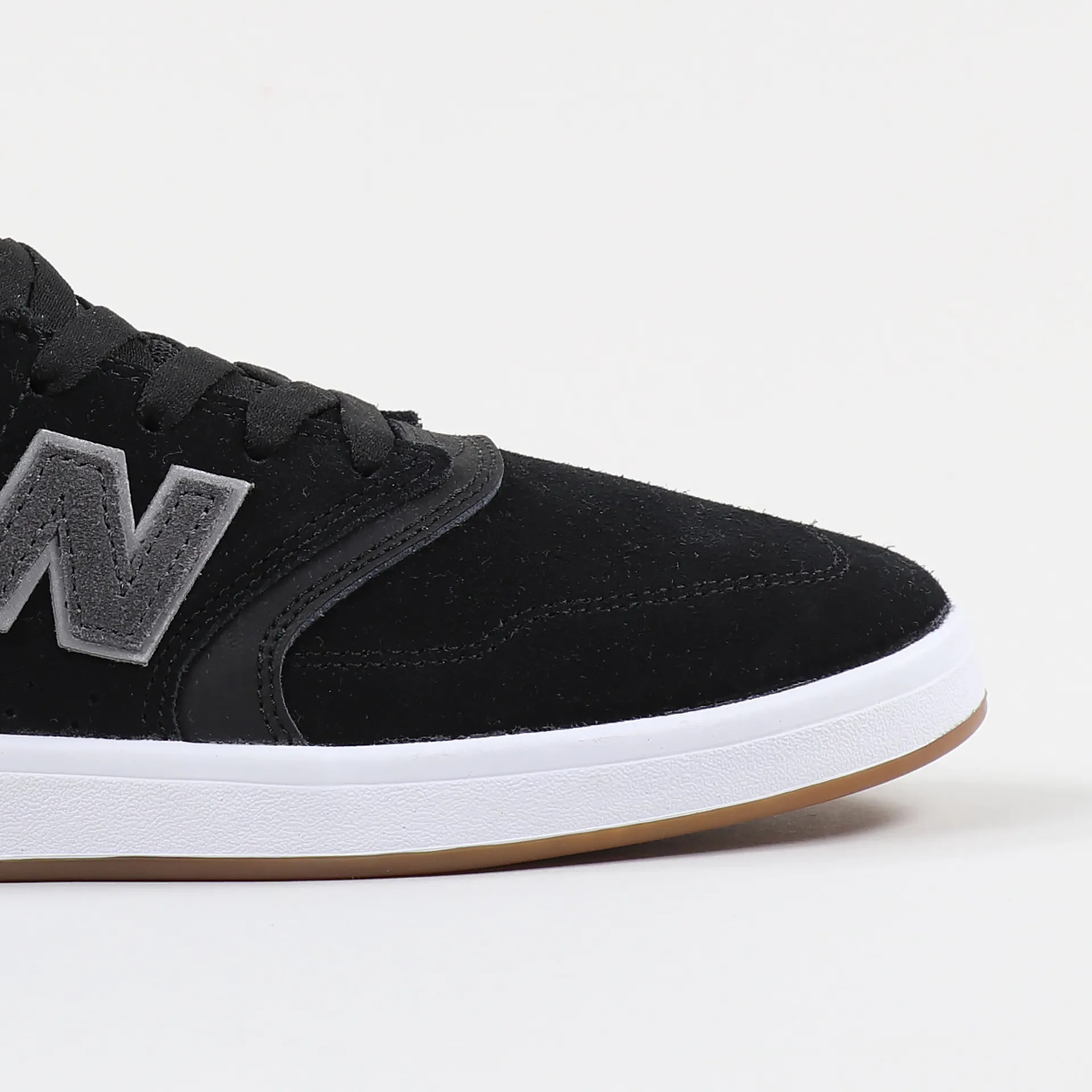 New Balance Numeric Skateboarding 598 Suede Shoes Black Grey