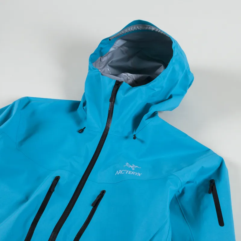 Arc'teryx GORETEX Waterproof Mens Alpha SV Jacket Blue Tetra