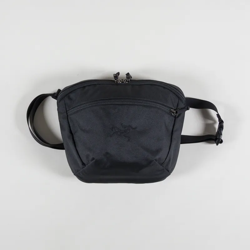 Arc'teryx Mens Mantis Logo 2L Waistpack Shoulder Bag Black