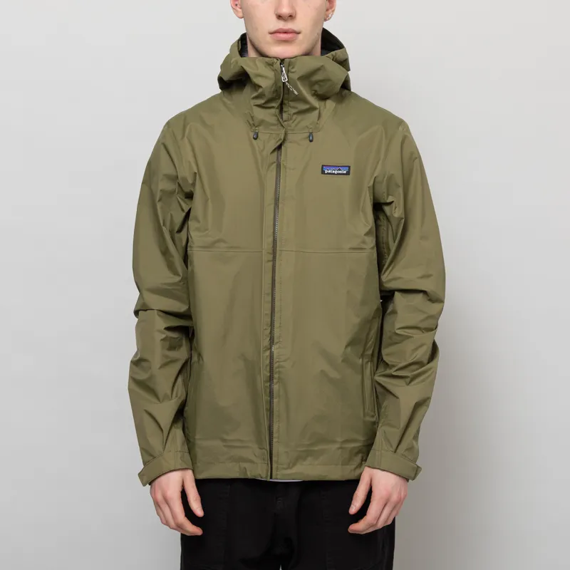 Patagonia Mens Torrentshell 3L Waterproof Jacket Tent Green