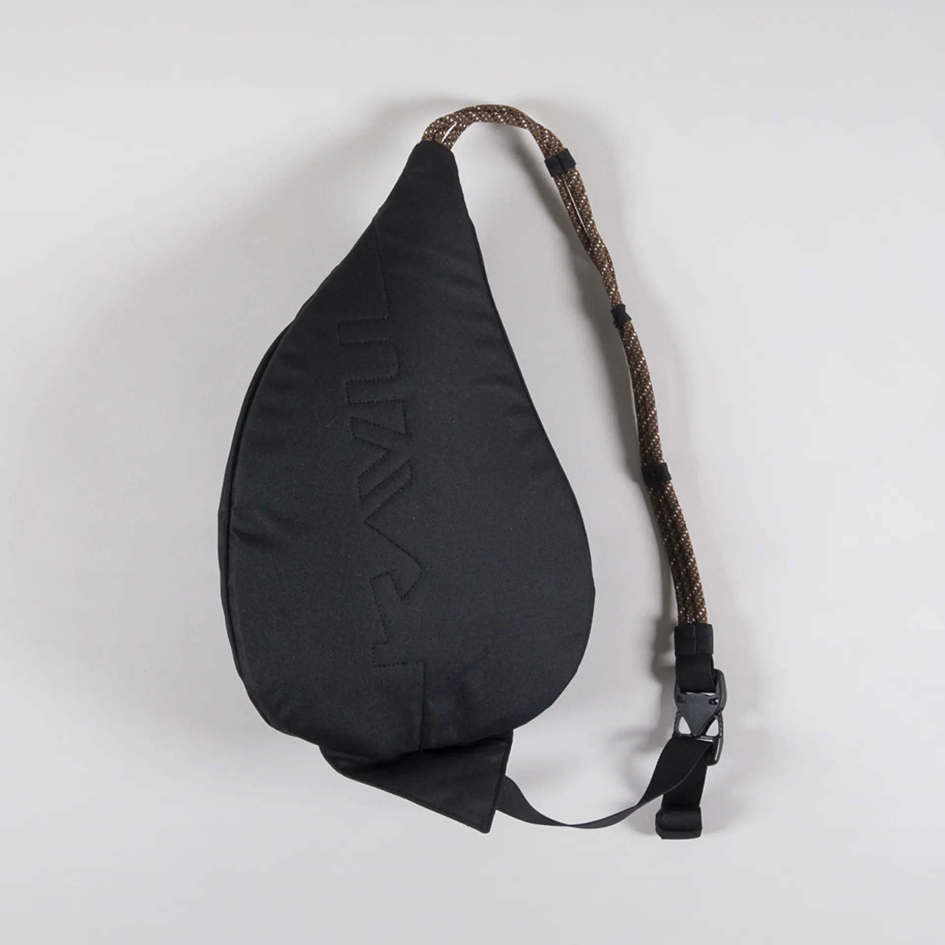 Kavu Unisex Mini Rope Sling Shoulder Bag Jet Black