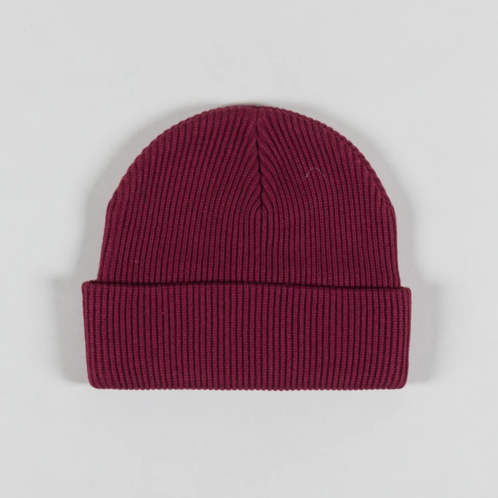 Stan Ray Mens Knitted OG Patch Insulated Beanie Cranberry Purple