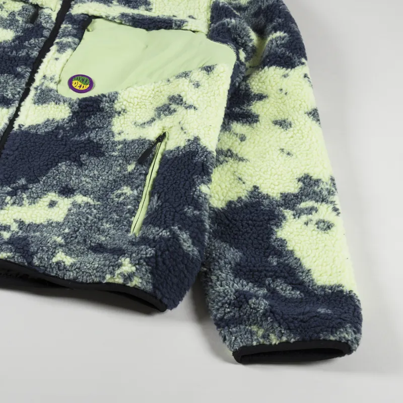 Hikerdelic Acid Rain Mens Winter Fleece Jacket Lumiere