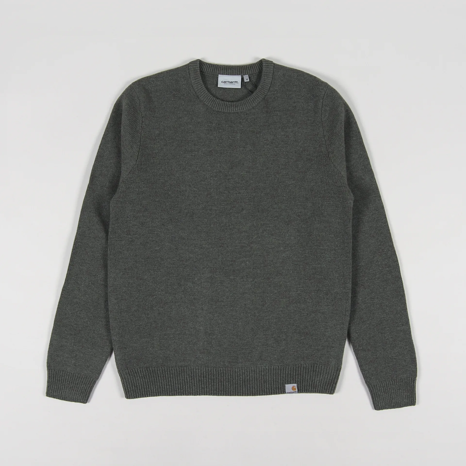 Carhartt WIP Mens Allen Sweater Cypress Green Heather