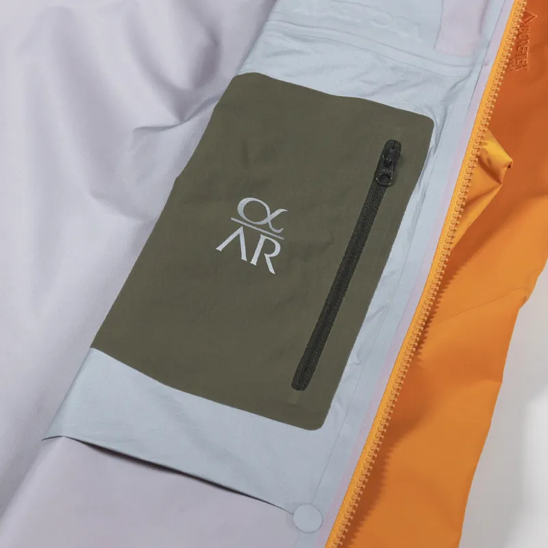 Arcteryx Mens GORE-TEX PRO Alpha AR Jacket Wildchild Orange