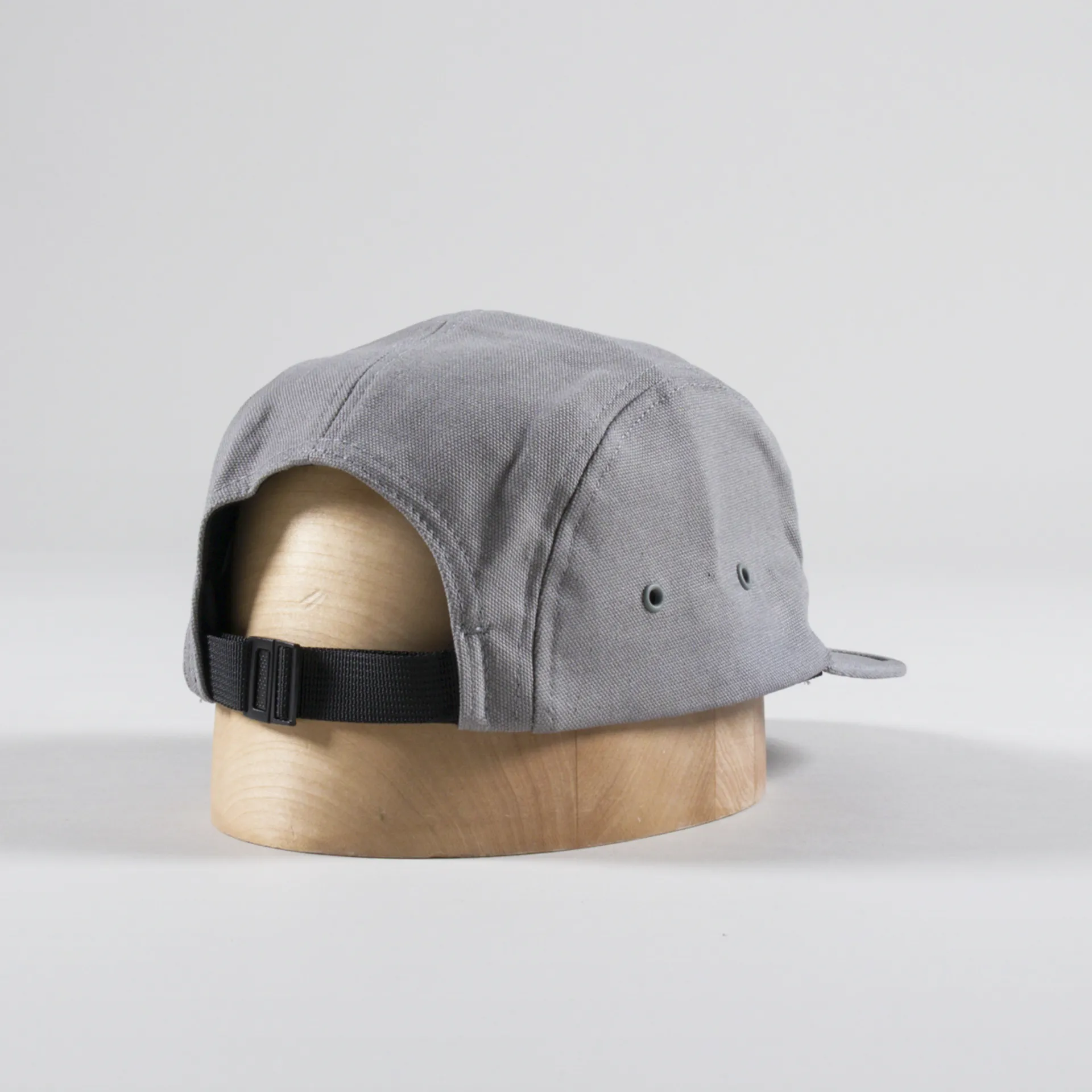 Carhartt WIP Mens Five Panel Backley Cap Marengo Grey Canvas