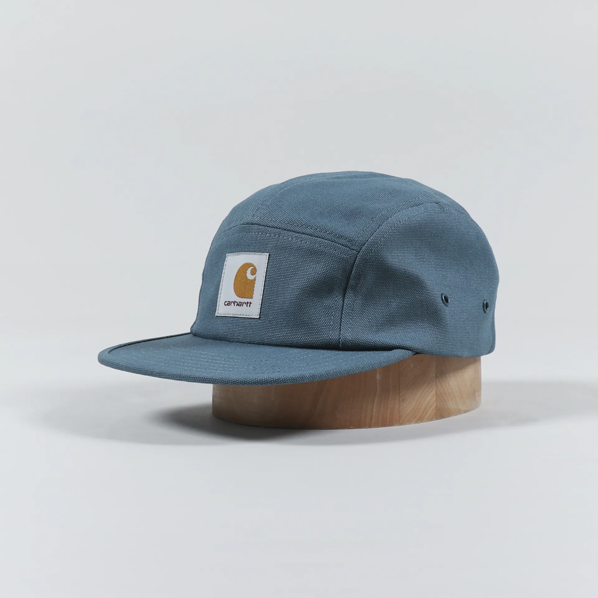 Carhartt WIP Backley Five Panel Cap Storm Blue Mens Cotton Canvas