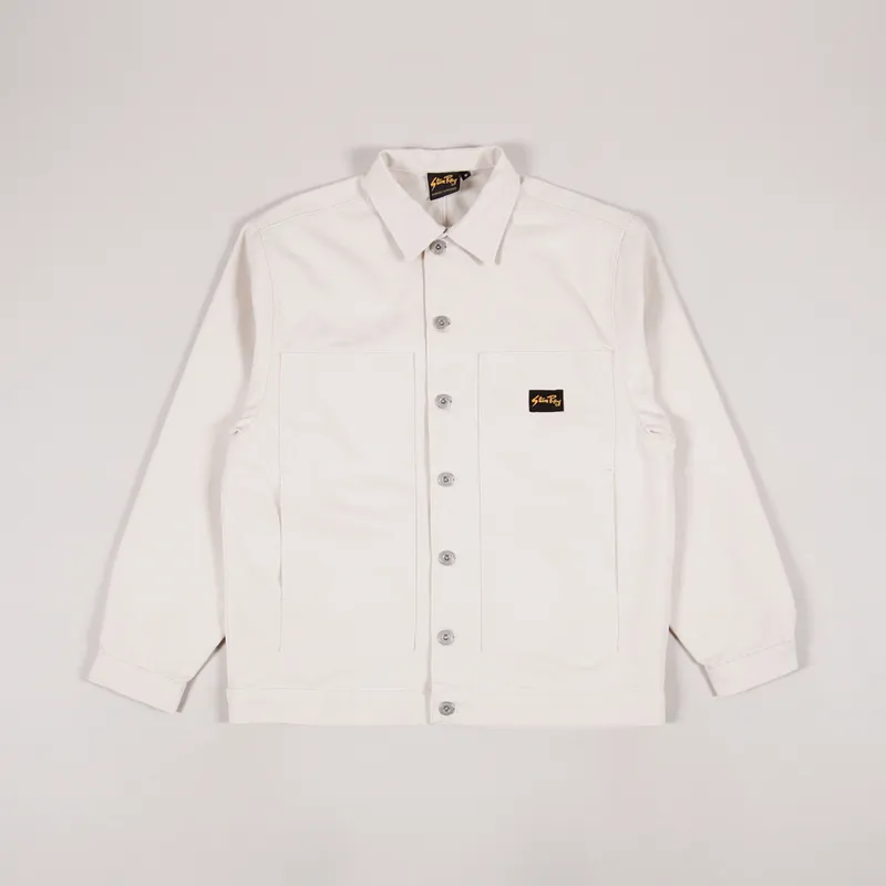 Stan Ray USA Workwear Mens Box Jacket Natural WhiteDrill