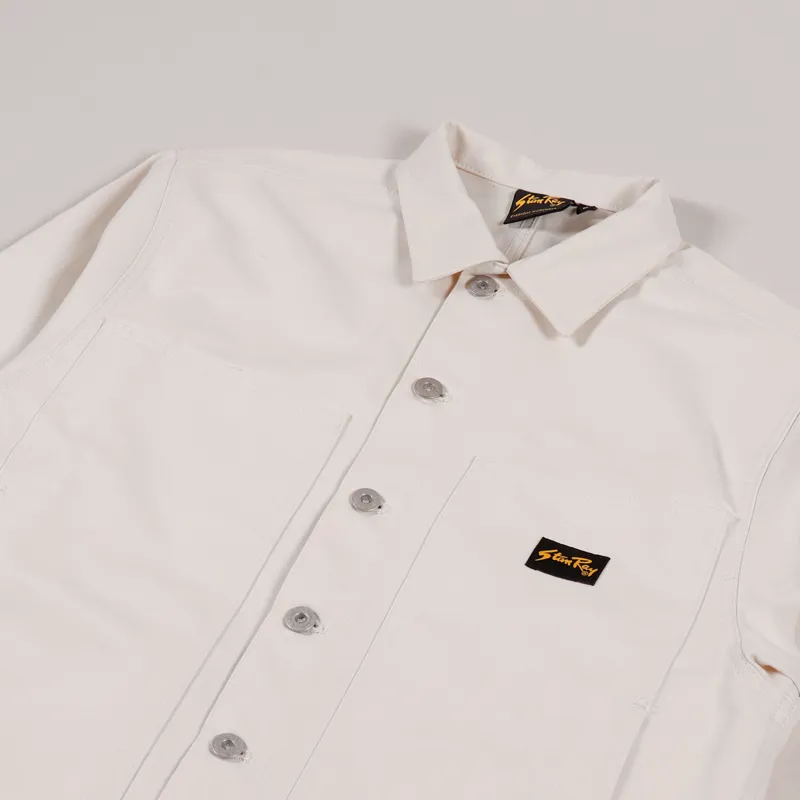 Stan Ray USA Workwear Mens Box Jacket Natural WhiteDrill