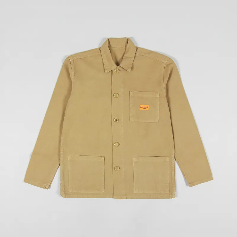 Service Works Mens Canvas Coverall Jacket Tan Brown