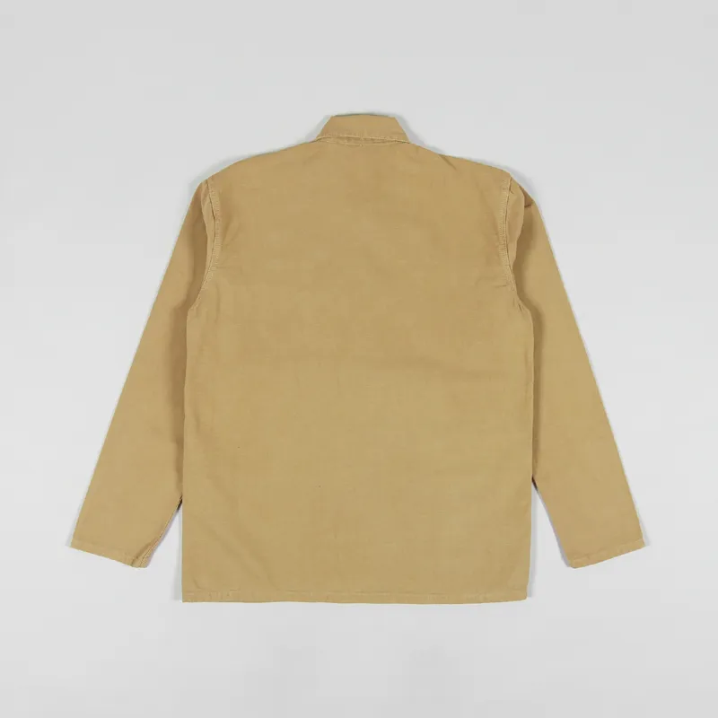 Service Works Mens Canvas Coverall Jacket Tan Brown