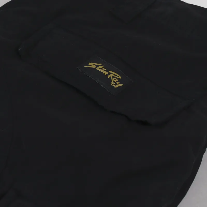 Stan Ray USA Mens Cargo Pants Black Poplin Workwear Trousers