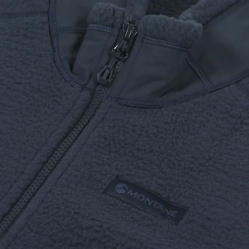 Montane Mens Pullover Fleece Chonos Smock Eclipse Blue
