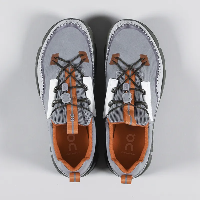 On Running Mens Cloudaway Shoes Alloy Grey Ivy