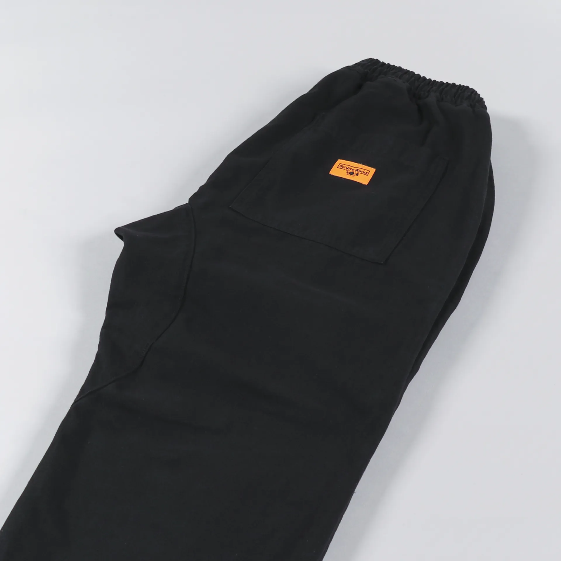 Service Works Mens Classic Canvas Chef Pants Black