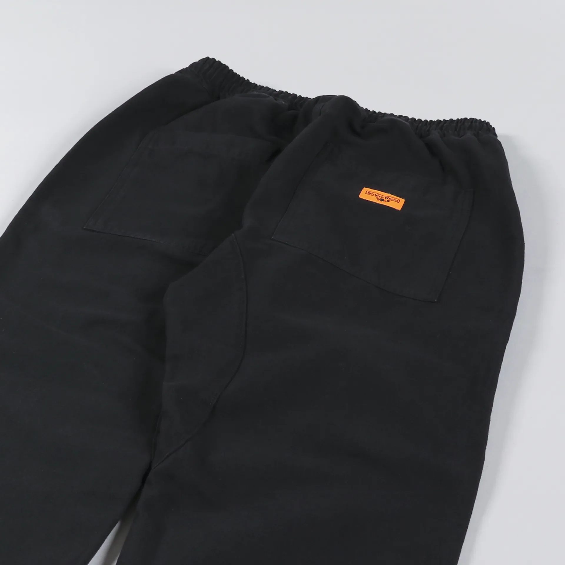 Service Works Mens Classic Canvas Chef Pants Black
