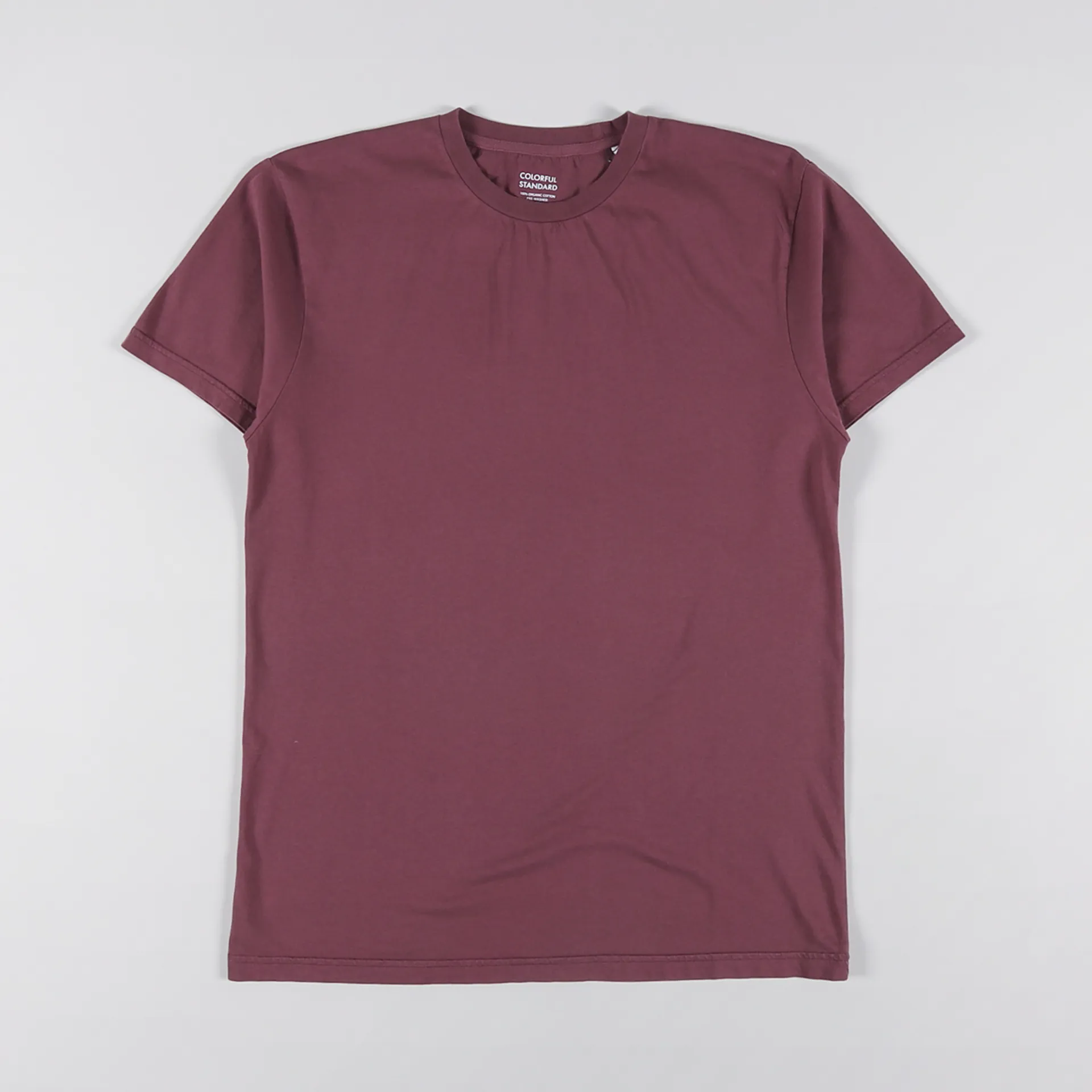 Colorful Standard Mens SS Classic Organic T Shirt Dusty Plum