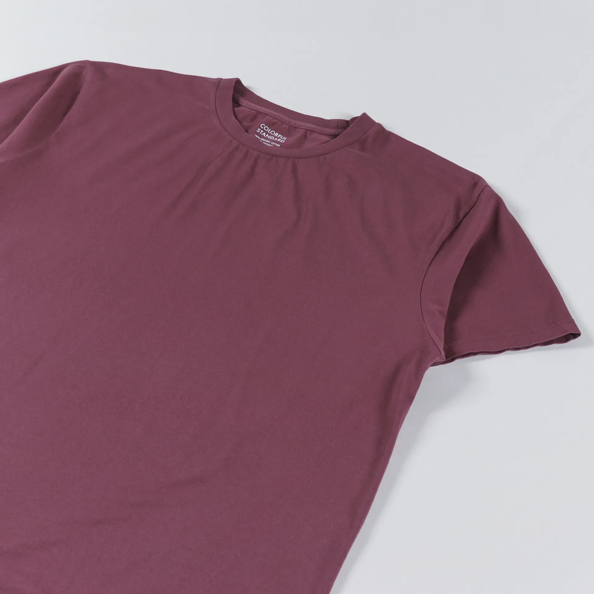 Colorful Standard Mens SS Classic Organic T Shirt Dusty Plum