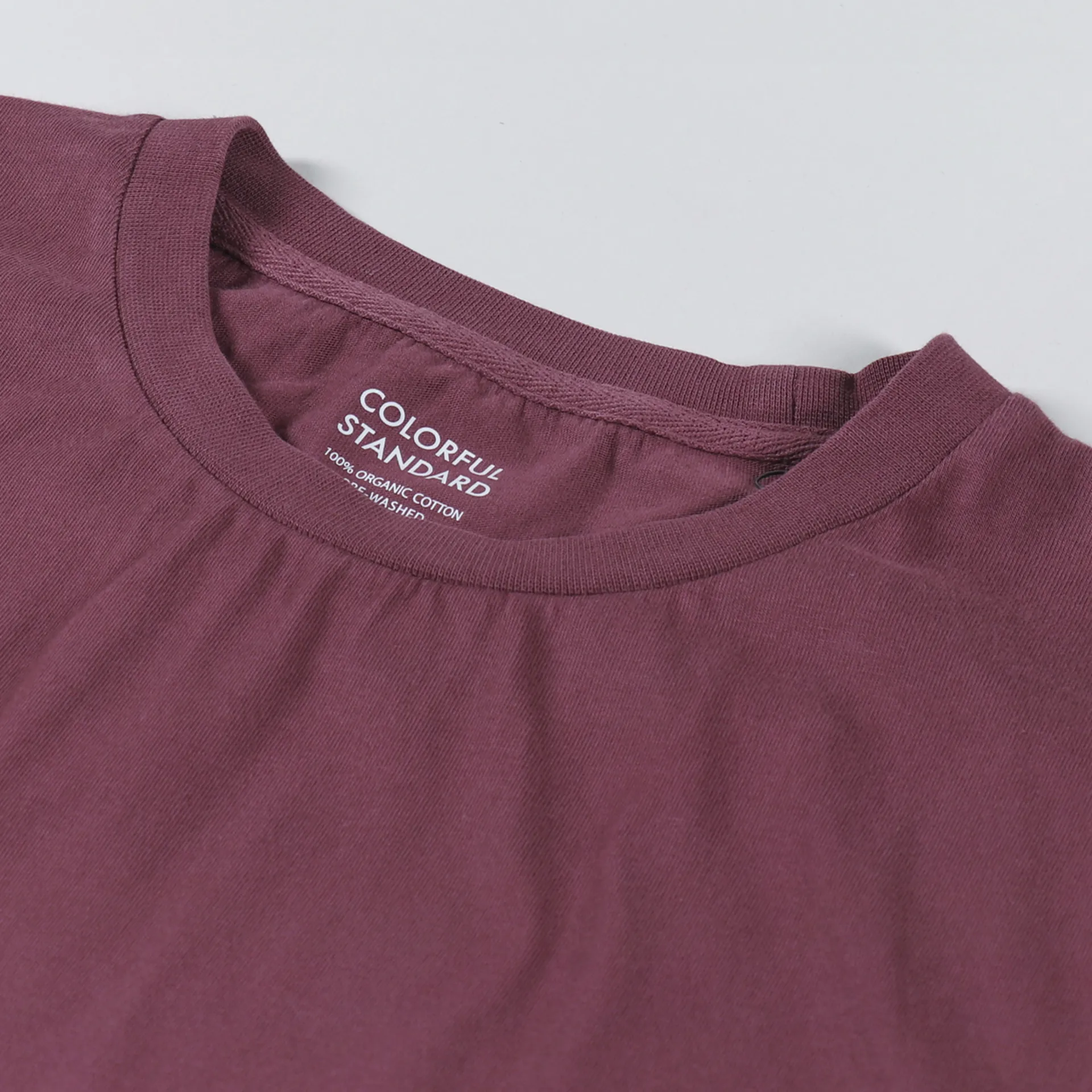Colorful Standard Mens SS Classic Organic T Shirt Dusty Plum