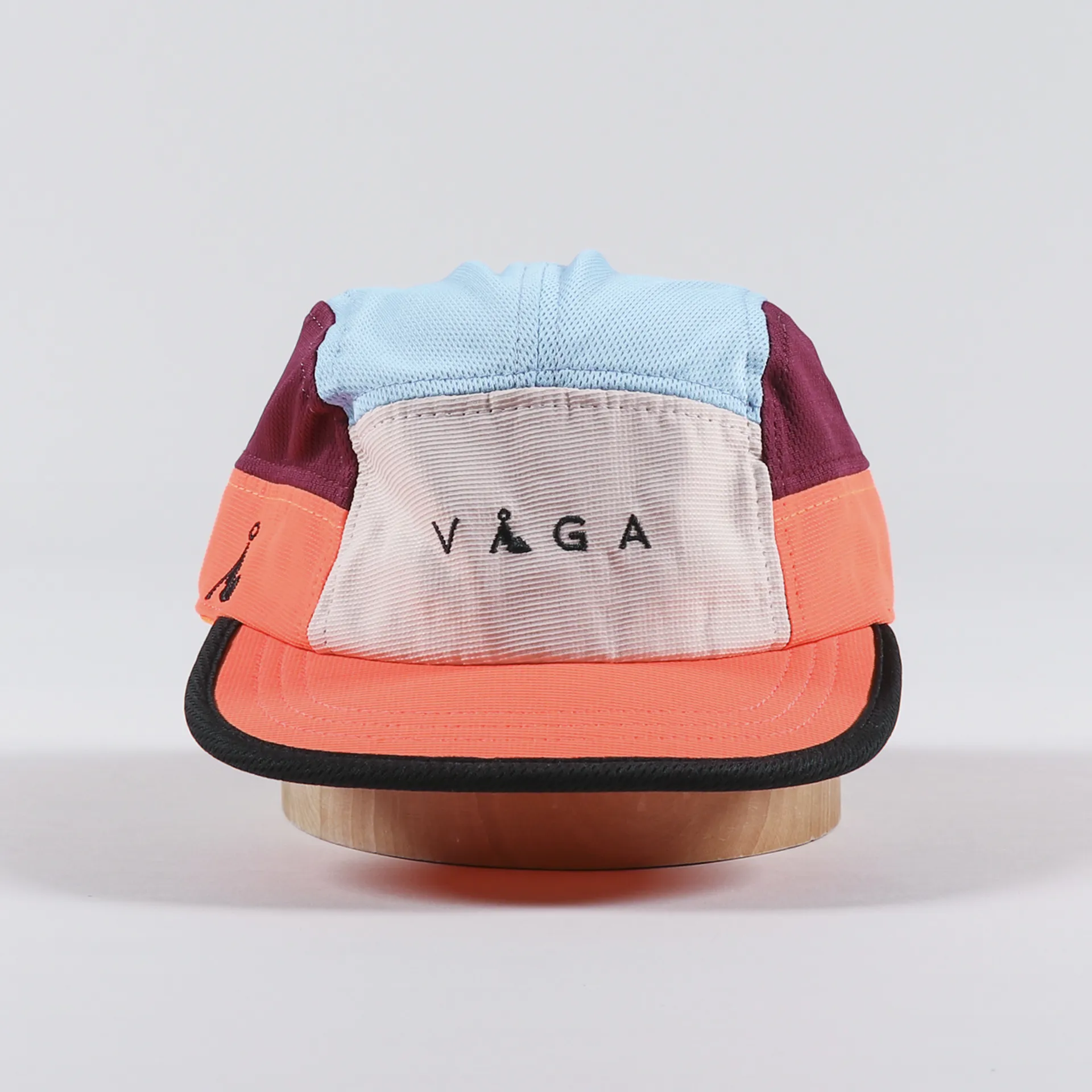 Vaga Running Logo Club Cap Light Pink Blue Orange