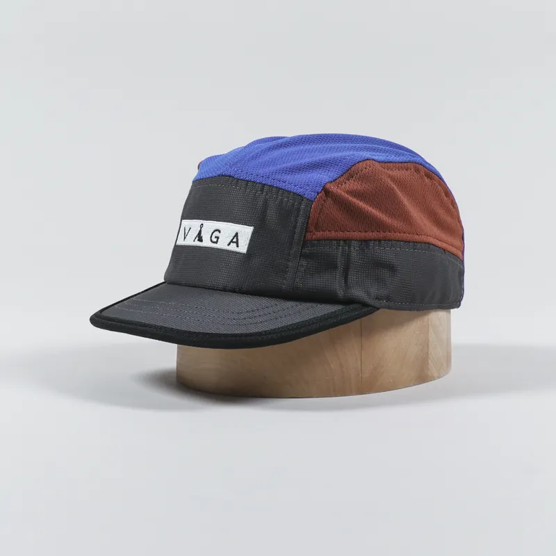 Vaga Box Logo Club Cap Black Brown Blue