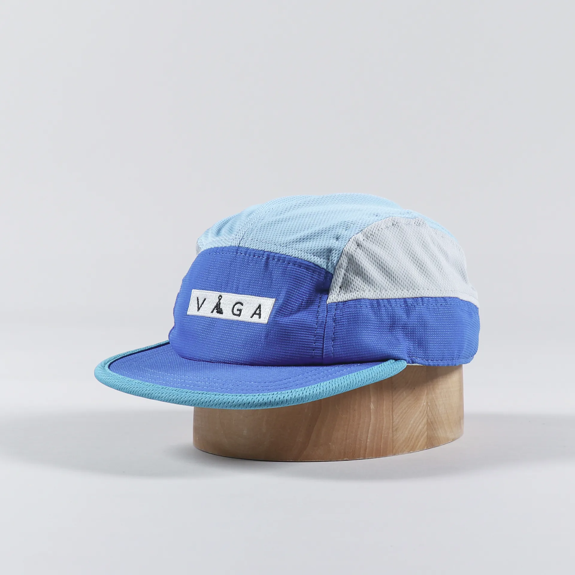 Vaga Box Logo Club Running Cap Pastel Blue Mint Light Blue