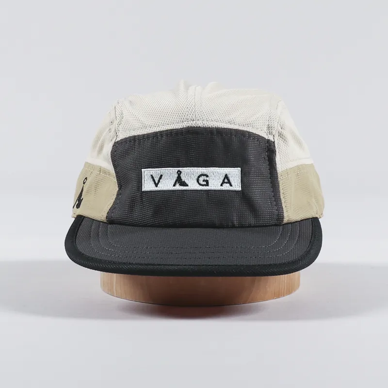 Vaga Box Logo Running Club Cap Cream Olive Beige