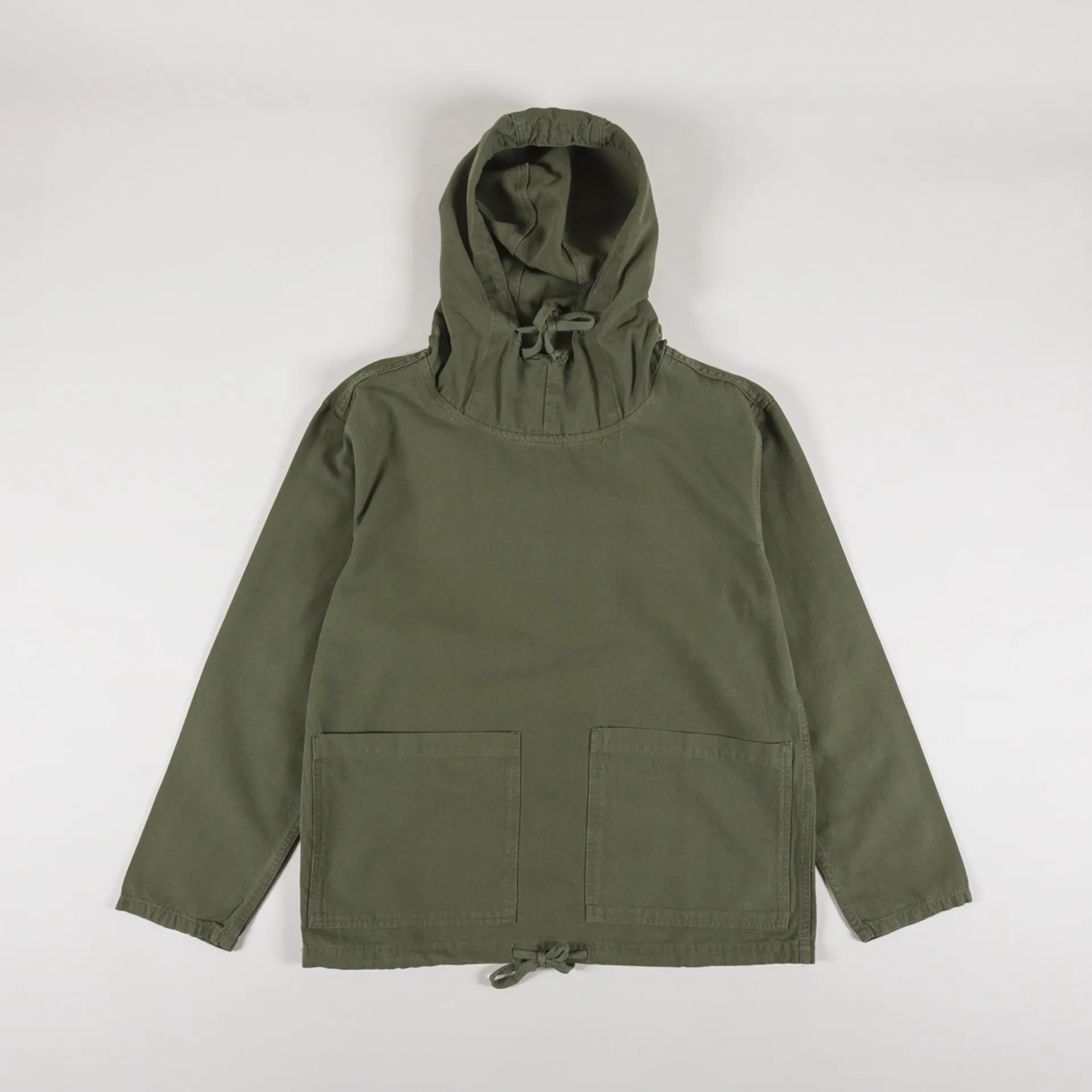 Service Works Mens Canvas Market Smock Jacket Olive Green