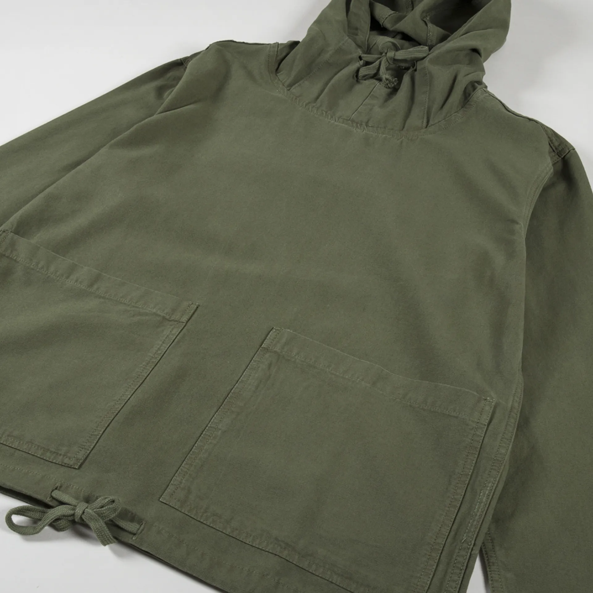 Service Works Mens Canvas Market Smock Jacket Olive Green