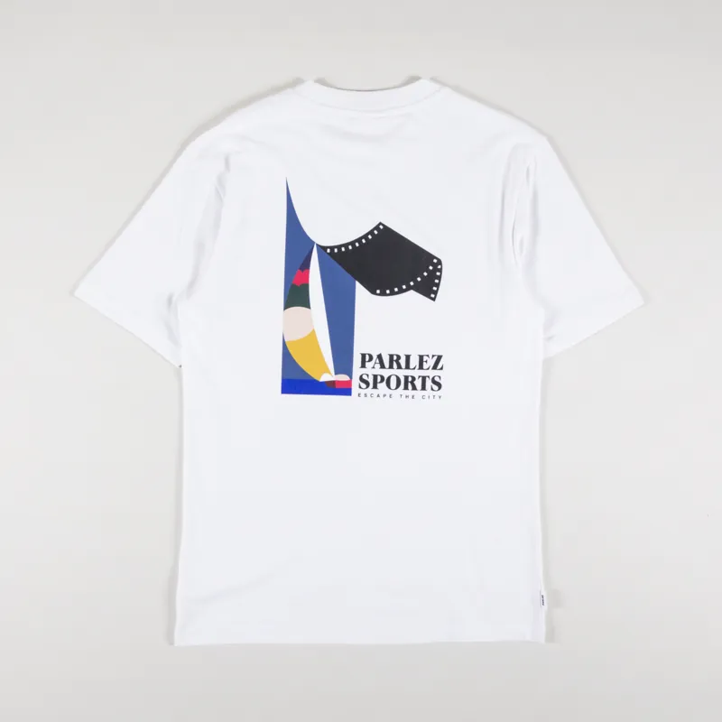 Parlez Mens Short Sleeve Code Logo T Shirt White