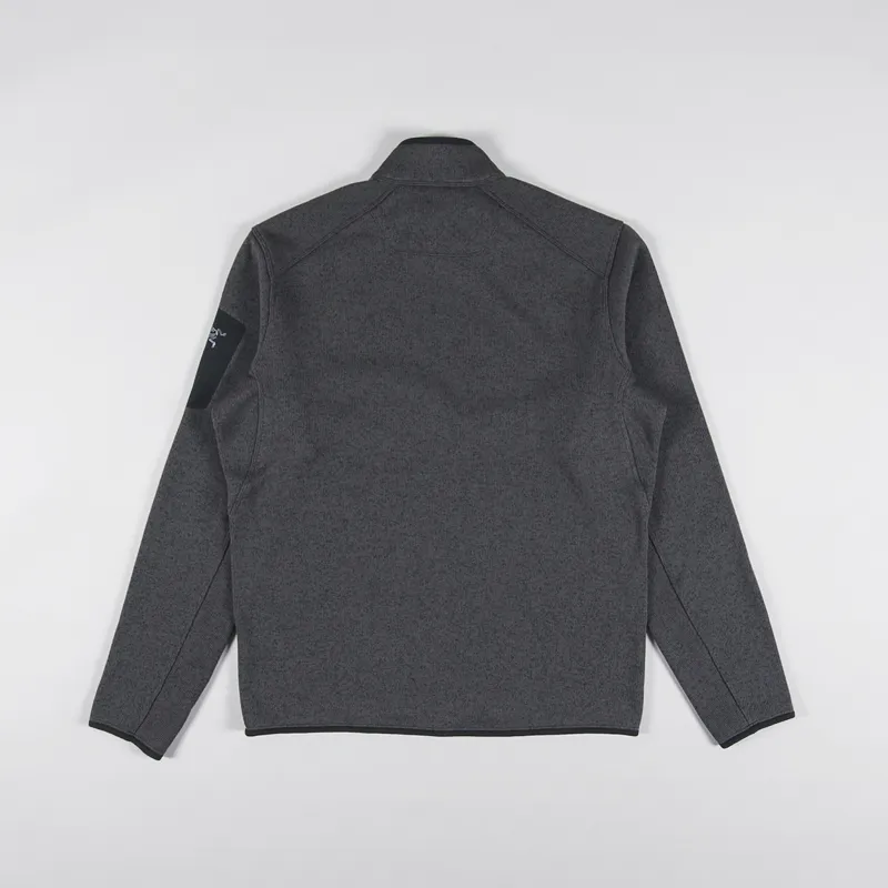 Arcteryx Mens Covert Half Zip Fleece Black Heather