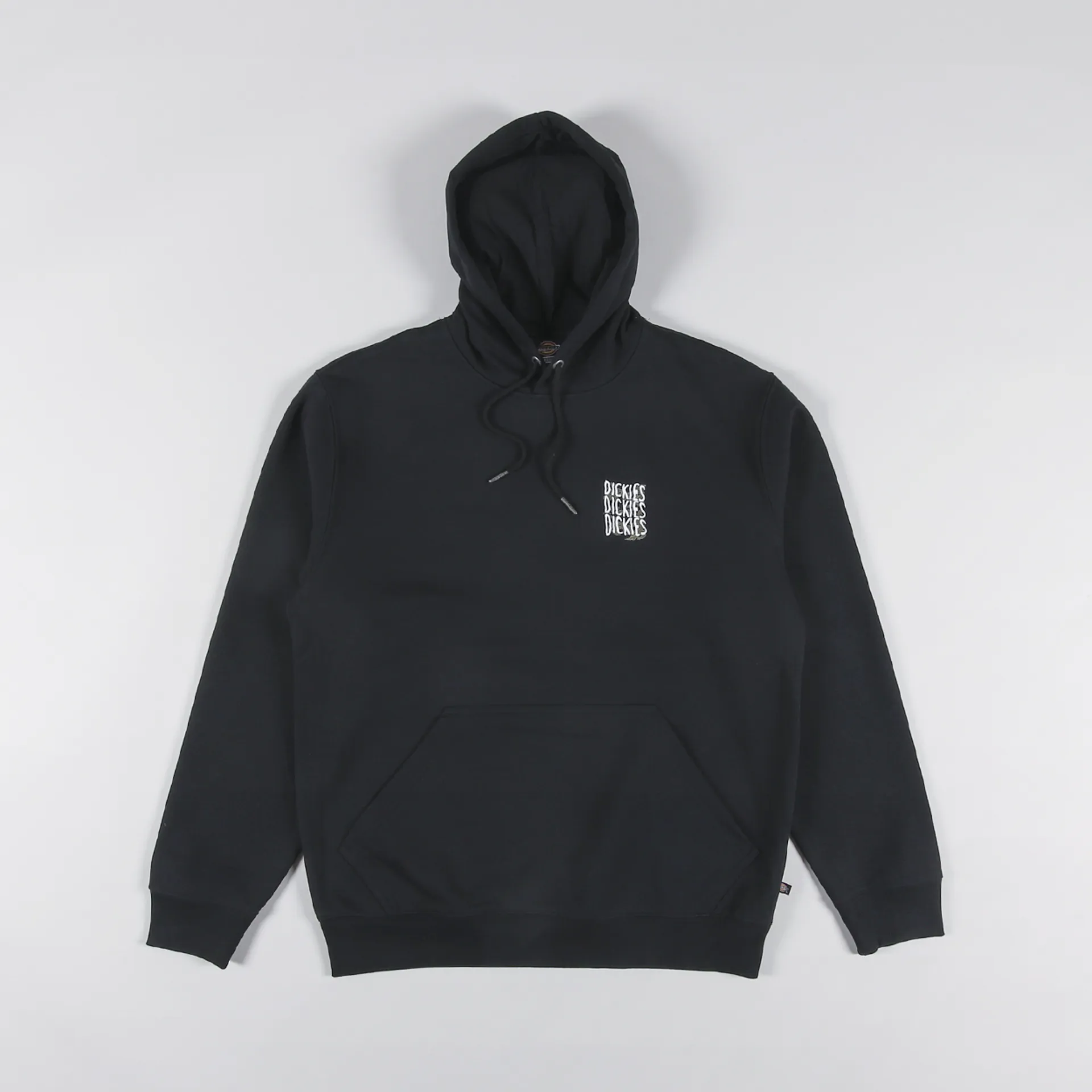 Dickies Mens Creswell Logo Pullover Hoodie Black